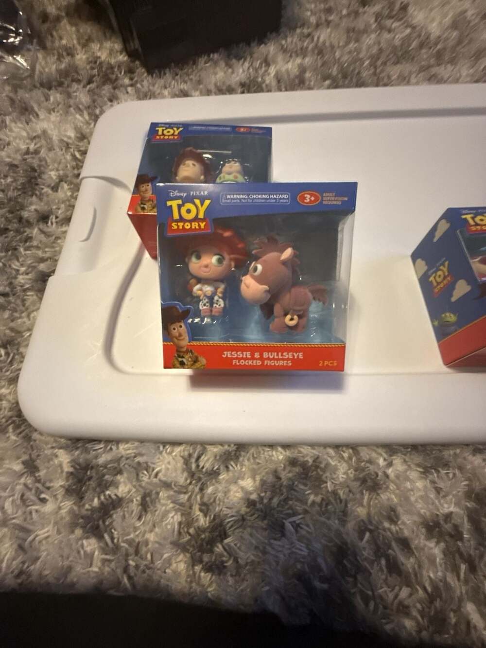 Pixar | Toys | Disney Pixar Toy Story Jessie Bullseye Flocked Figures ...